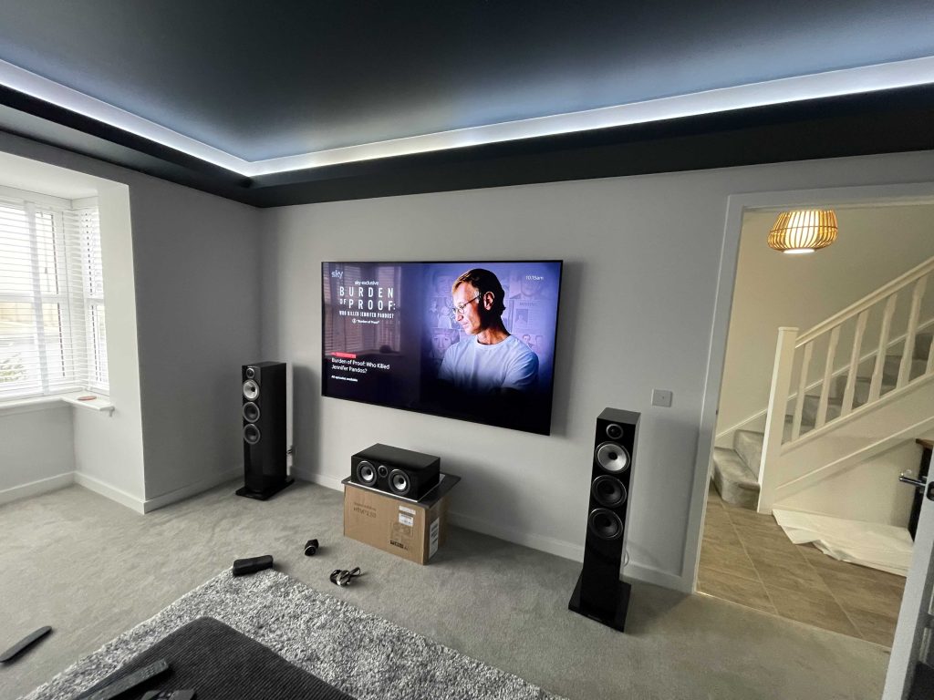 Bowers & Wilkins Surround Sound/Construction of Dropped Ceiling ...